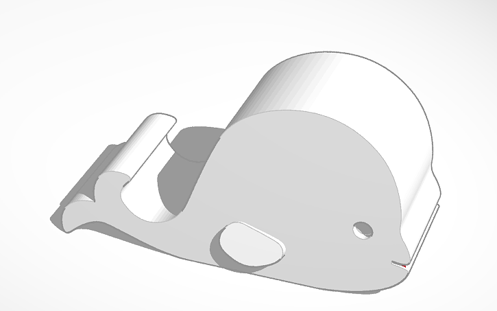 3D design Phone stand - Tinkercad