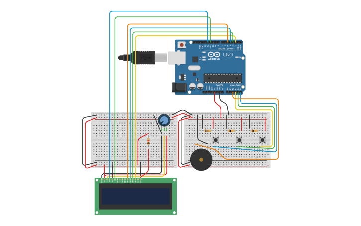 Circuit Design Projeto Timer No Lcd Tinkercad
