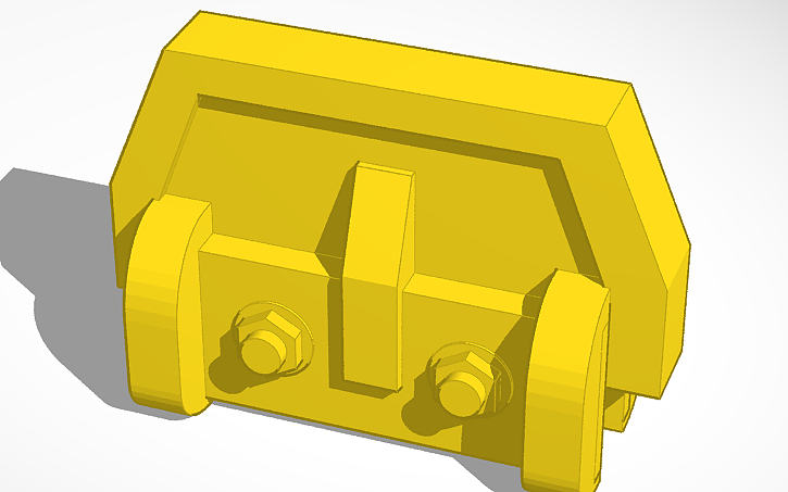 3D design Rail Stop - Tinkercad