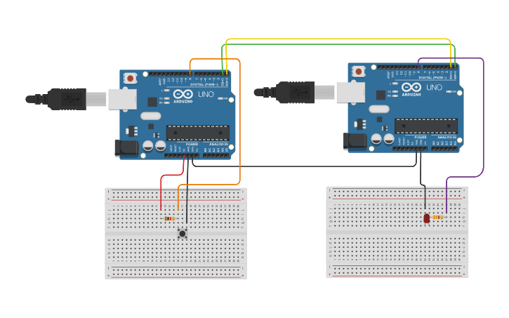 Circuit design Simulação RFID - Tinkercad