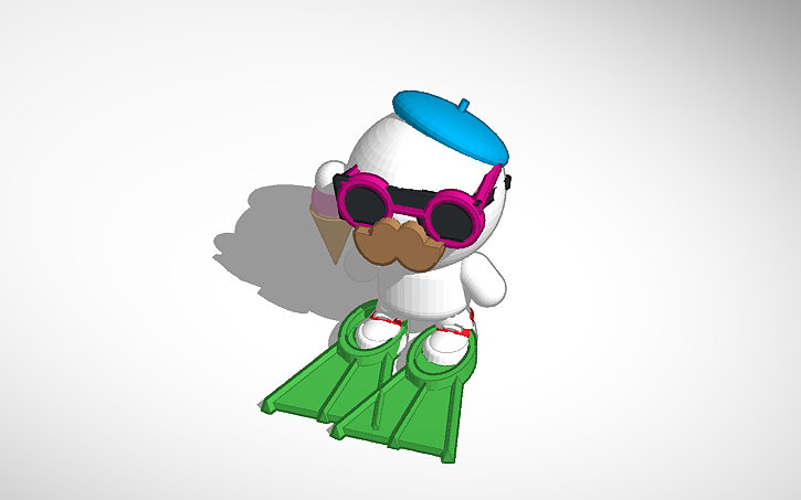 3D design funny person | Tinkercad