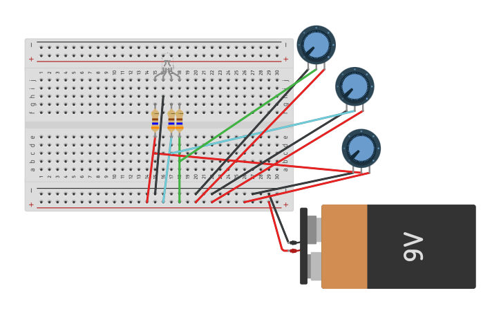 Circuit design Encendido de Led | Tinkercad