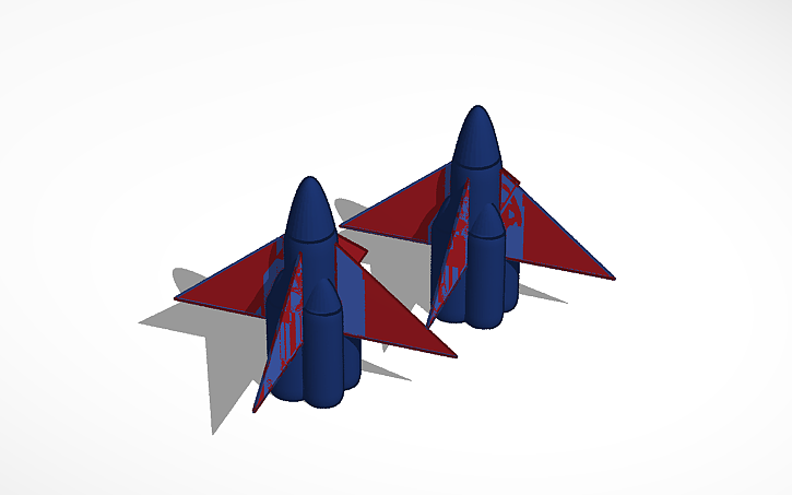 3D design roket(turbo roket) - Tinkercad