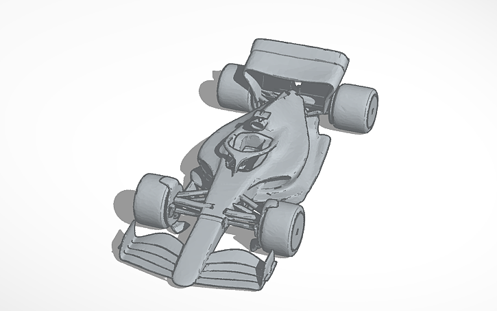 3D design F1 car - Tinkercad