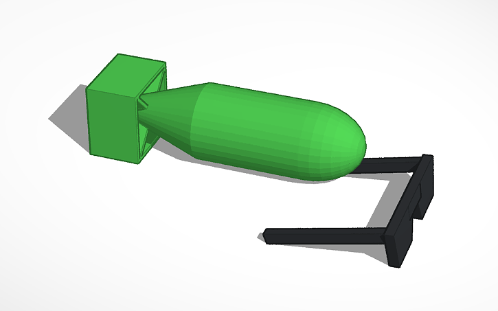 3D design Trinity atomic bomb - Tinkercad