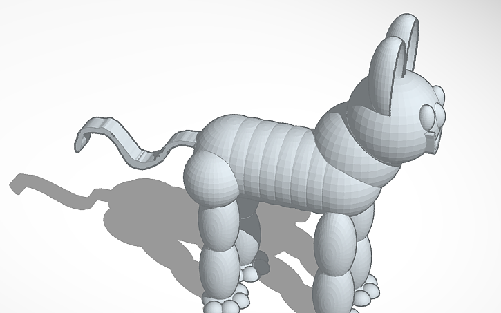 3D design Cat - Tinkercad