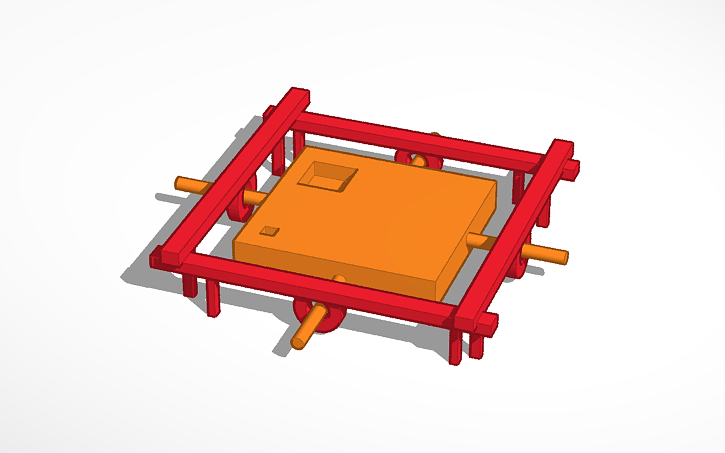 3D design earthquake table - Tinkercad