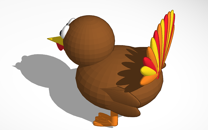 3D design Turkey Shaira - Tinkercad