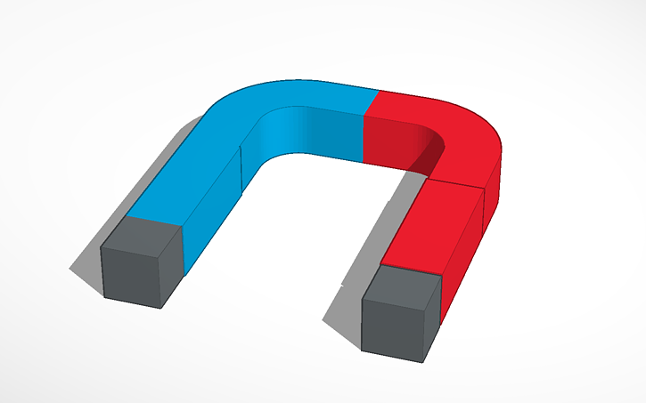 3D design Magnet - Tinkercad