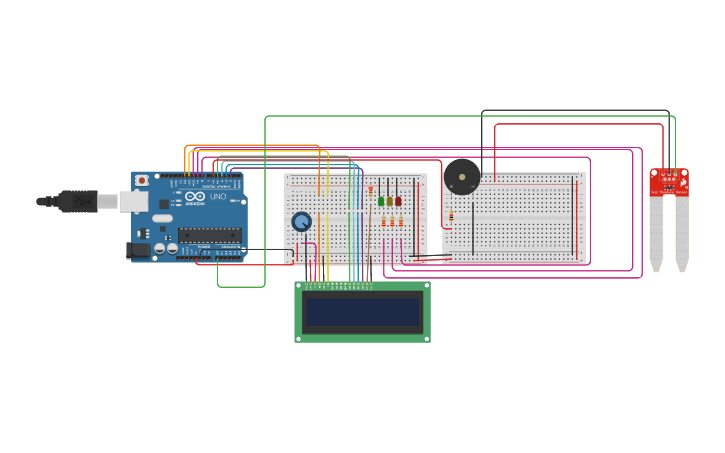 Circuit design Copy of Sensor Mini Project Adam Arif | Tinkercad