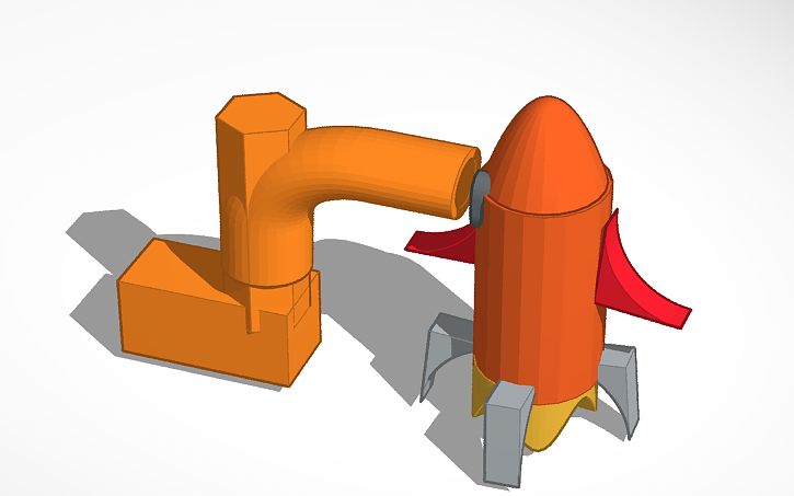 3D design spaceship | Tinkercad