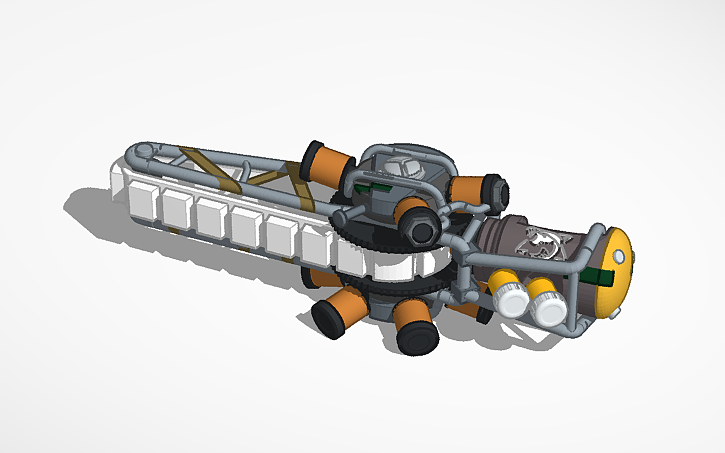 3D design Splatoon Grizzco Splatana - Tinkercad