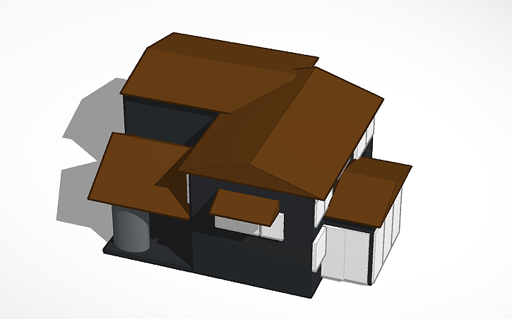 3d Design дом Tinkercad