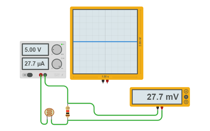 Circuit design Photo Resistor | Tinkercad