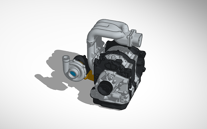 3D design Mazda RX7 Wankel Rotary Engine 13B-REW - Tinkercad