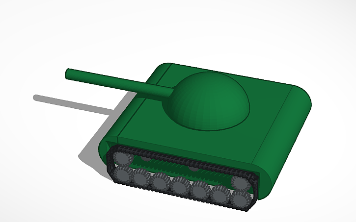 3D design Tank - Tinkercad
