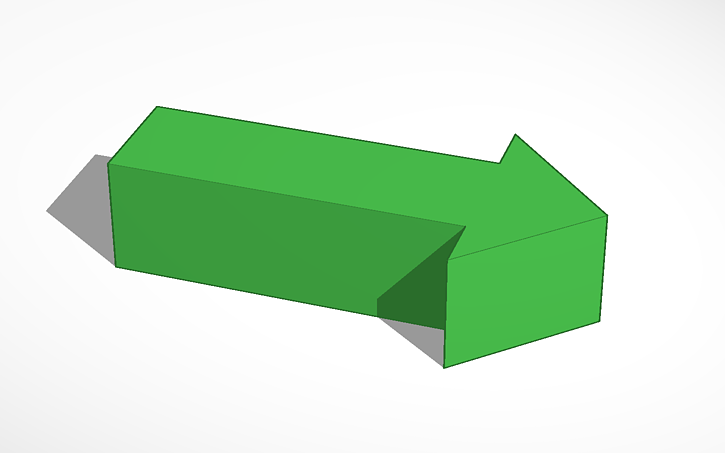 3D design Arrow - Tinkercad