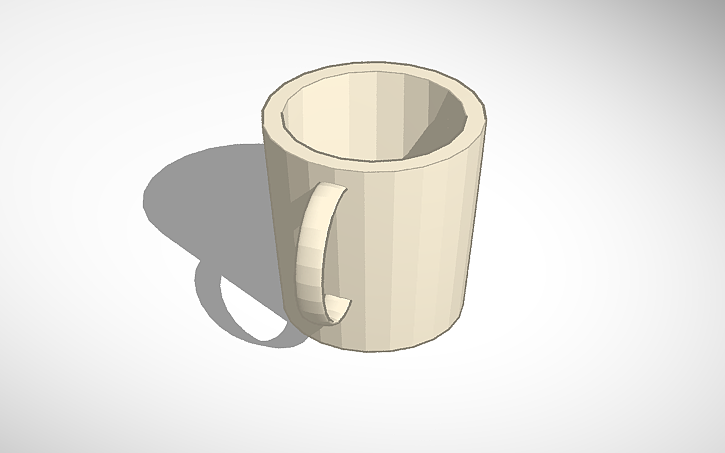 3D design Kubek - Tinkercad