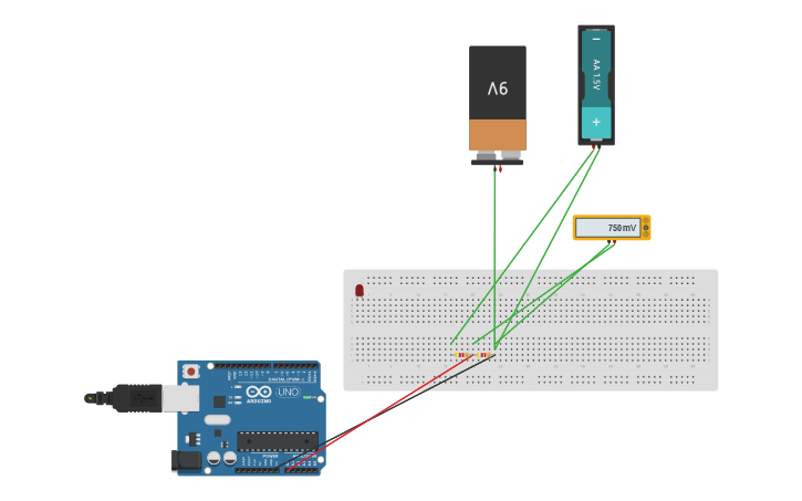 Circuit design Arduino - Tinkercad