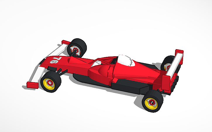 3D design F1 car - Tinkercad