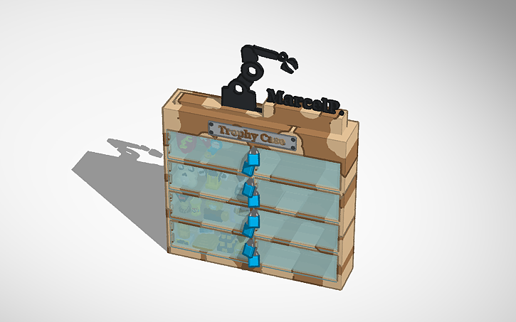 3D design My Trophy Case - Tinkercad