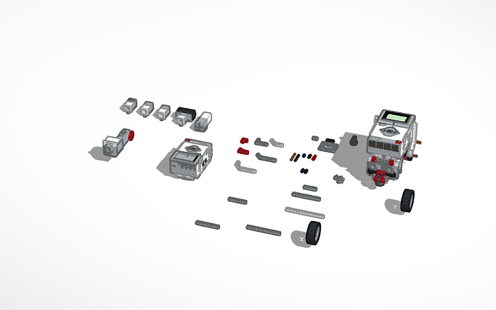 3D design Copy of Lego Mindstorms Parts | Tinkercad