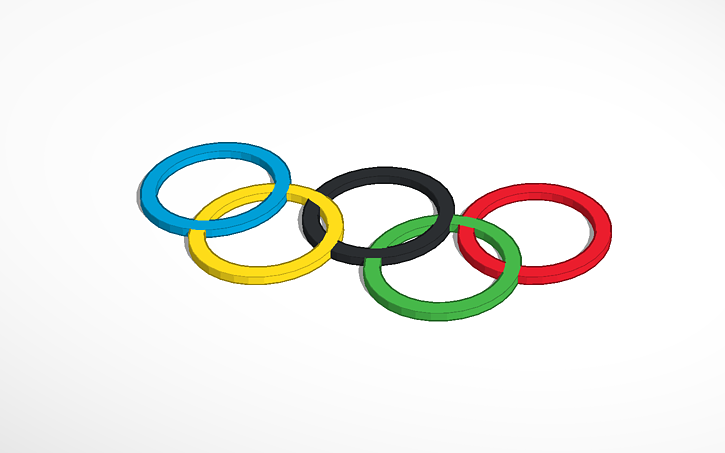 3D design olympic rings | Tinkercad