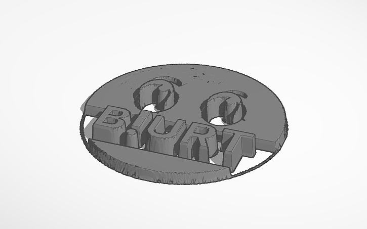 3D design Blurt 3D Logo - Tinkercad