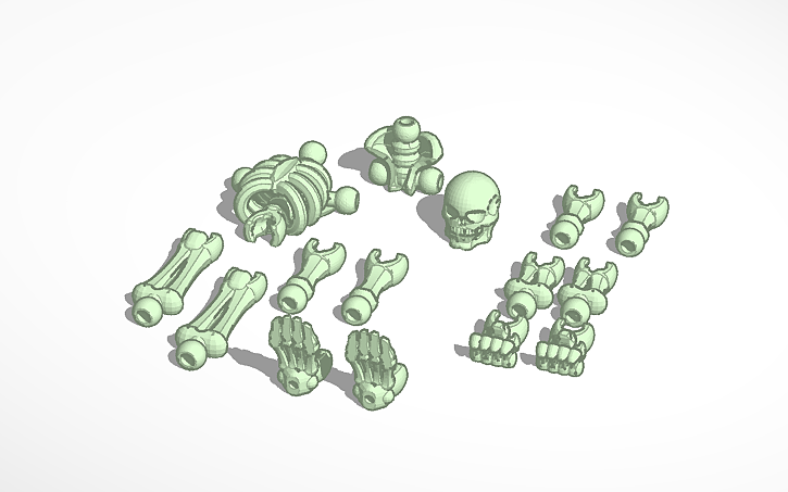3D design Tinkerplay Skeleton (Body) | Tinkercad