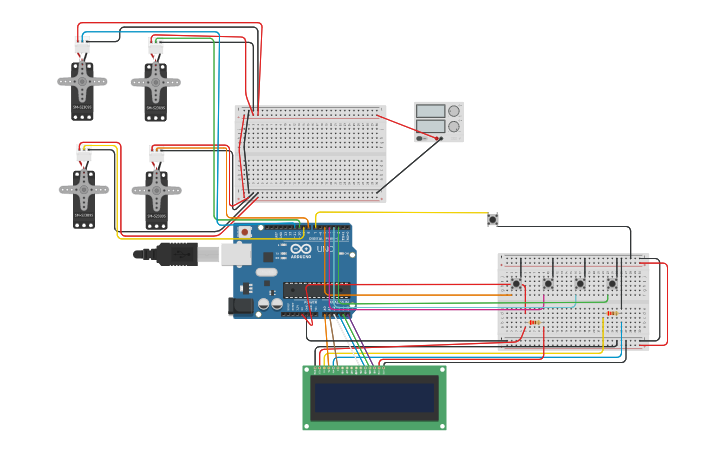 Circuit design Vending Machine 01 - Tinkercad