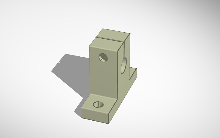 3d Design 8mm Linear Shaft Rod Support Sk8 Tinkercad