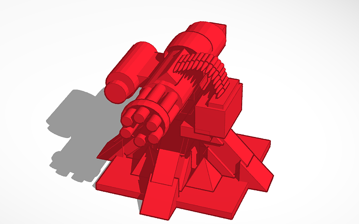 3D design Sentry Gun - Tinkercad
