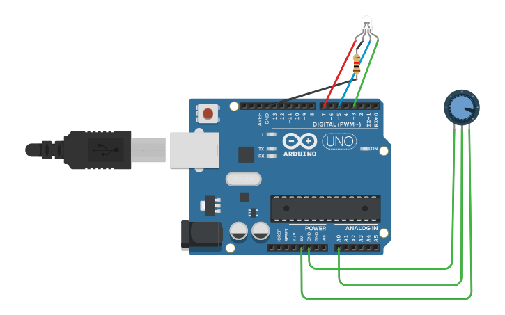 Circuit design Solucion 2 del foro 1 - Tinkercad