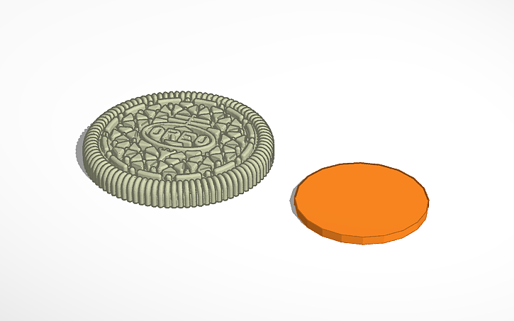 3D design Oreo - Tinkercad