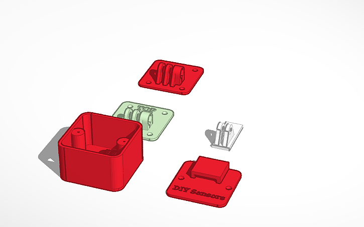 3d Design Motion Detector Tinkercad