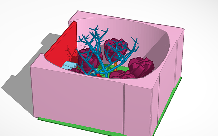 3D design World of Flowers - Tinkercad