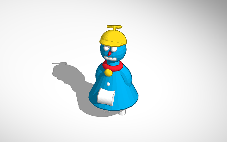 3D design Ninot de neu ( Doraemon) | Tinkercad