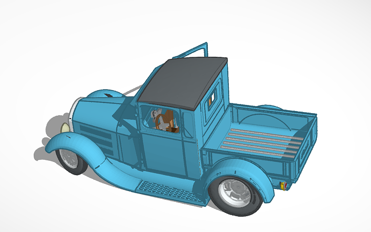 3D design 32 ford Hot Rod Truck - Tinkercad