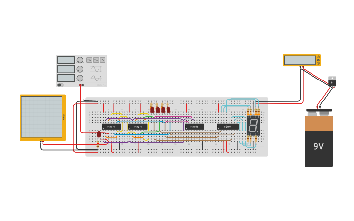 Circuit design Lab14_Bai2 | Tinkercad