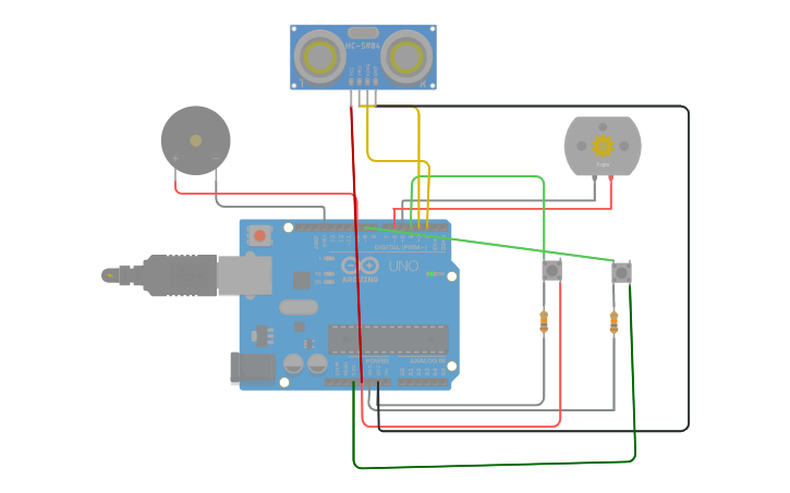 Circuit design SAJIDS FORKBOT - Tinkercad