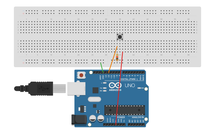 Circuit design Button - Tinkercad