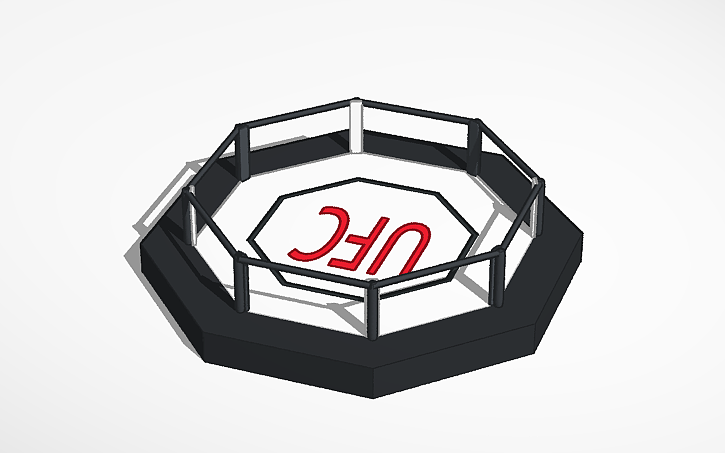3D design ufc octagon - Tinkercad