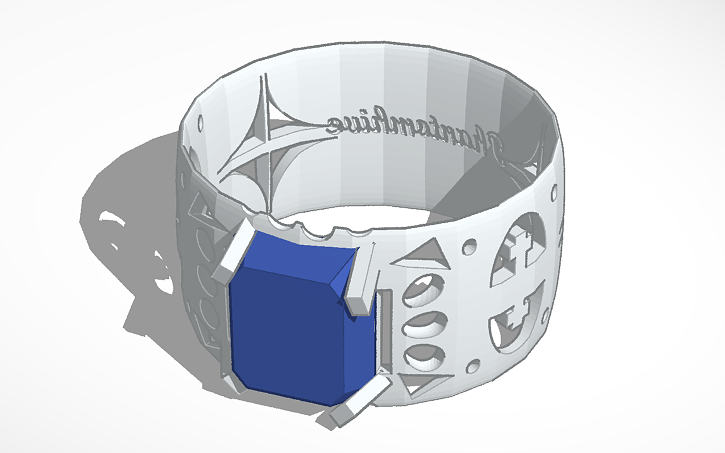 3D design Phantomhive ring | Tinkercad