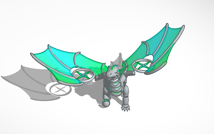 3D design Robot Sea Dragon | Tinkercad