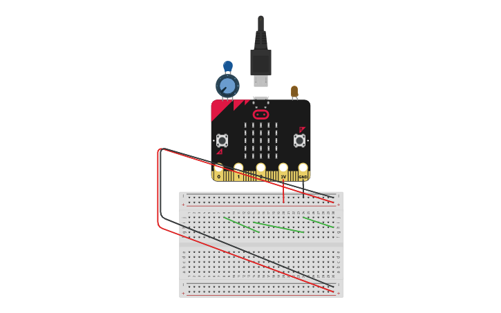 Circuit design Windows 11 on micro:Bit - Tinkercad