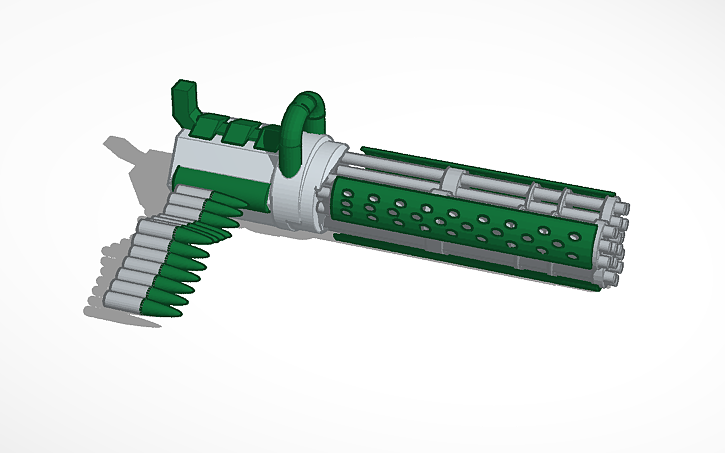 3D design Transformers age of Extinction Hound's minigun - Tinkercad