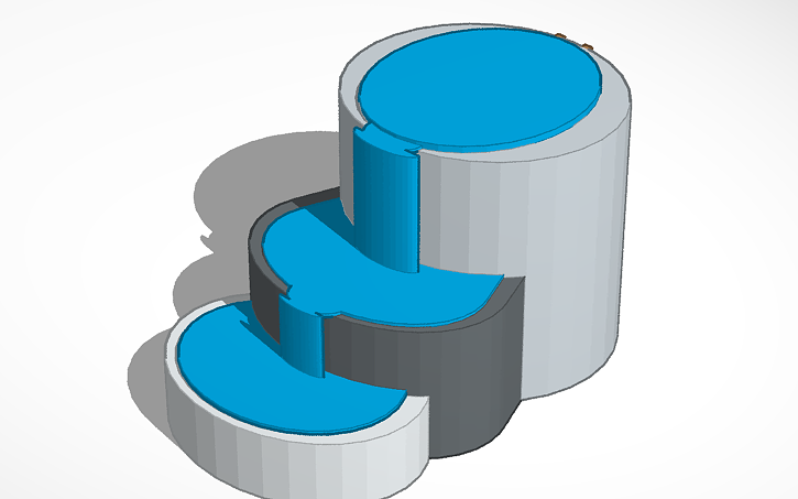 3D design Triple Falls Infinity Pool | Tinkercad