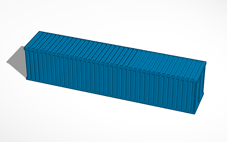 3D design 40' Container | Tinkercad