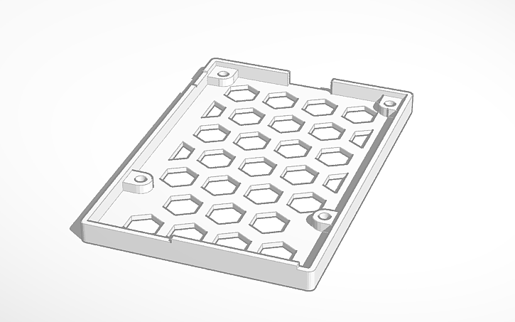 3D design Raspberry-Pi-4-Bottom - Tinkercad