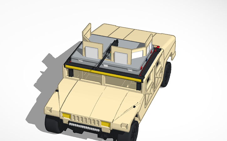 3D design HUMMER - Tinkercad